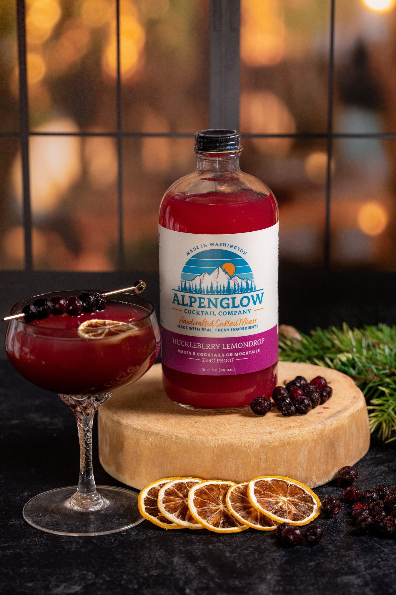 Huckleberry Lemondrop – Alpenglow Cocktail Company